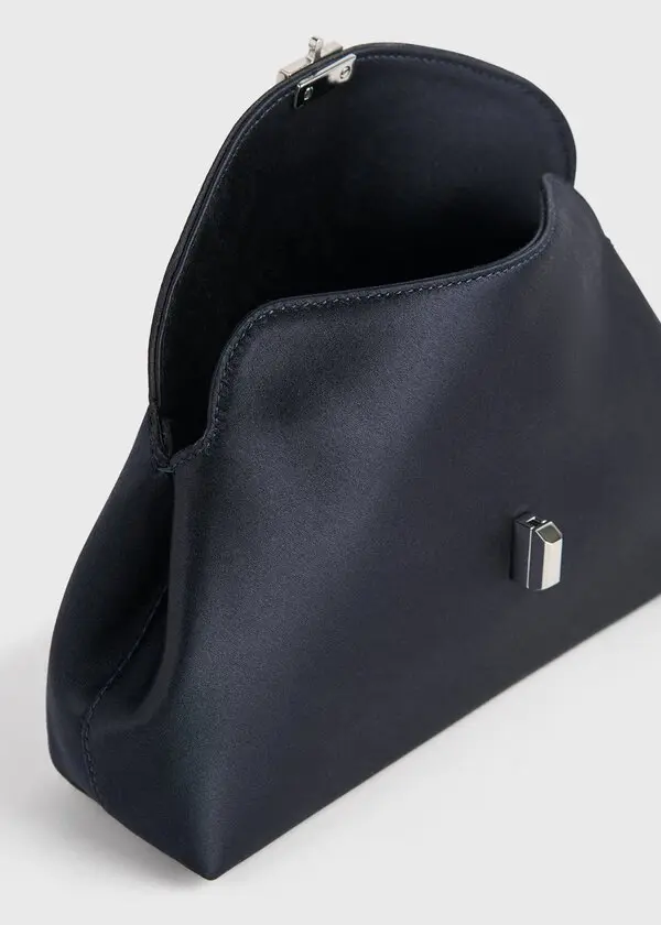 TOTEME Mini T-lock Satin Clutch