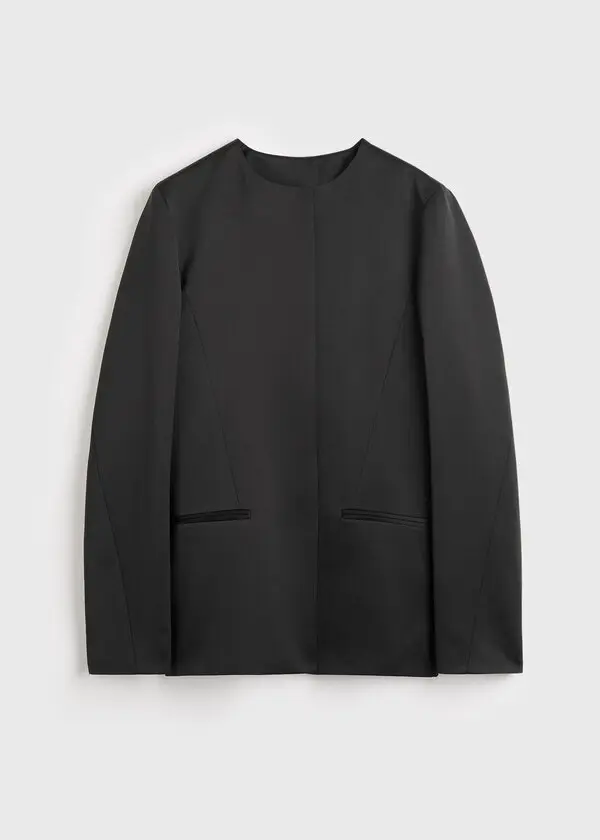 TOTEME Duchess Satin Dinner Jacket