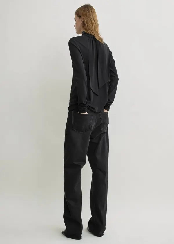 TOTEME High-neck Jersey Top
