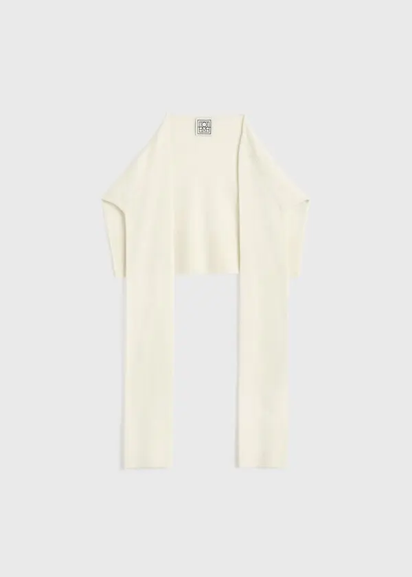 TOTEME Sleeve Scarf - White