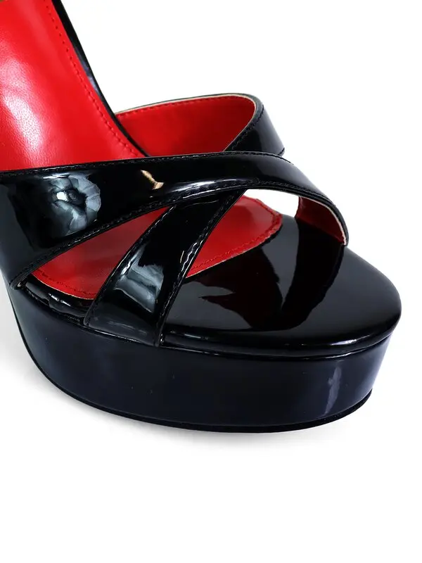 Frederick's Of Hollywood Madison Ankle Strap Heels