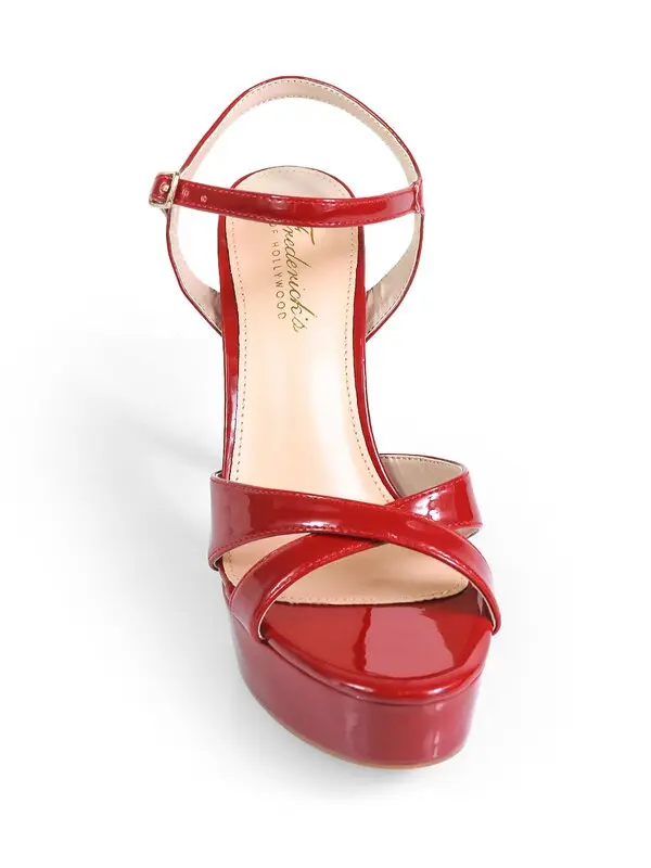 Frederick's Of Hollywood Madison Ankle Strap Heels