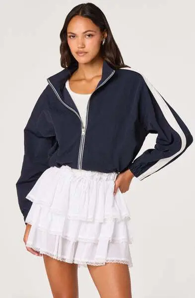 Astr The Label Teo Contrast Stripe Track Jacket