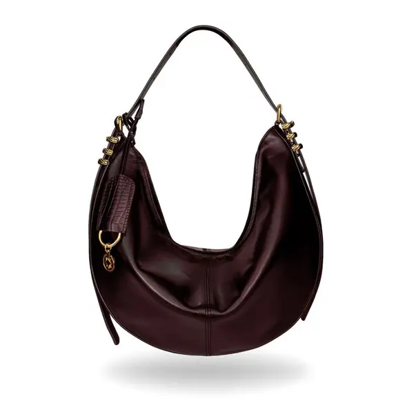 INDIGOLUSH Maxi Hobo Oracle Hiss Black Cherry Smooth