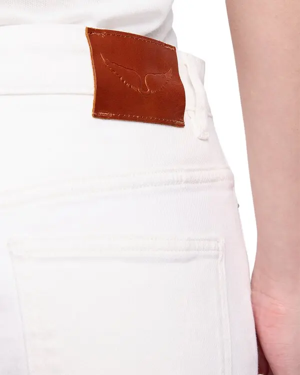 Zadig&Voltaire High Rise Straight Denim Jeans