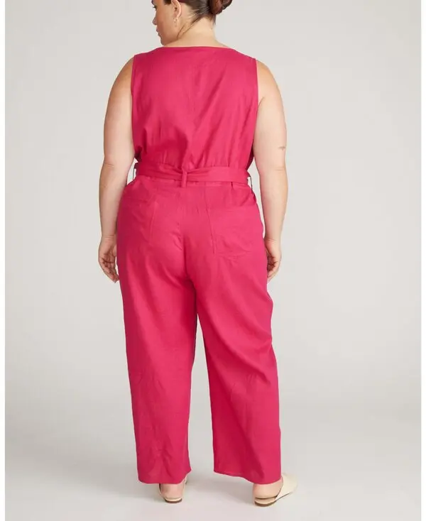 Universal Standard Plus Matilda Linen Jumpsuit