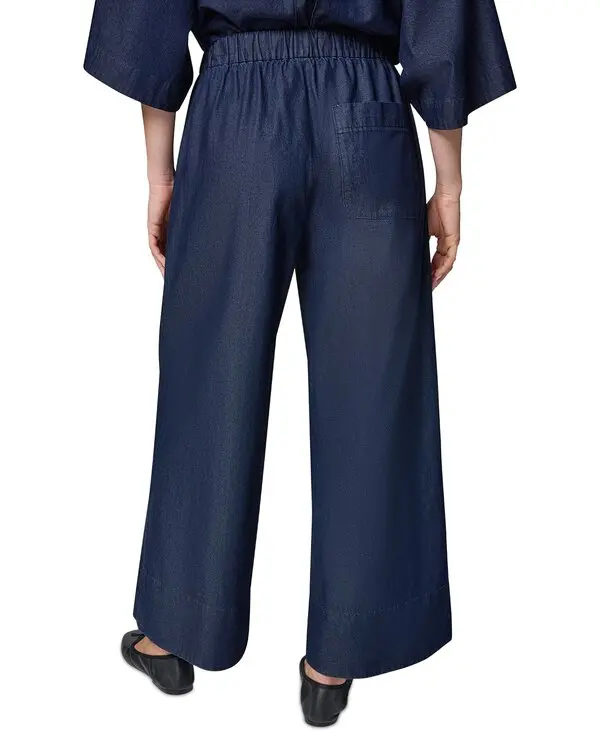 Donna Karan New York Relaxed Cotton Beach Pull-on Pants