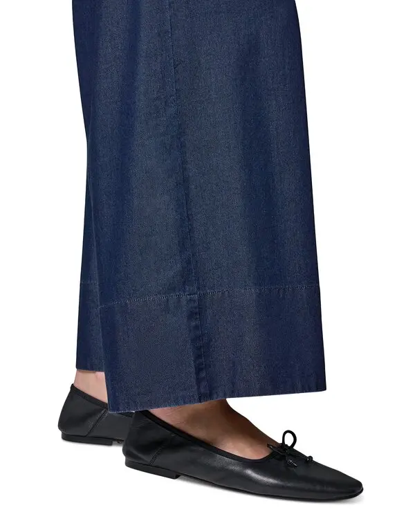 Donna Karan New York Relaxed Cotton Beach Pull-on Pants