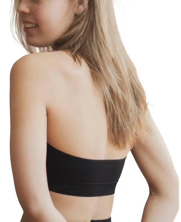 BRABAR Hug Backless Halter Bralette - Black