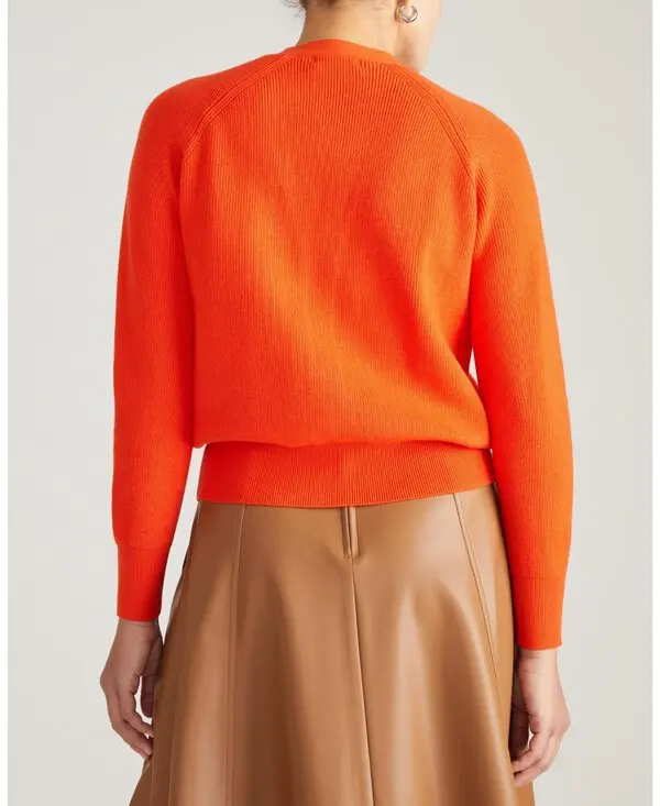 Universal Standard Plus Better-than-wool Cardigan - Orange Flame