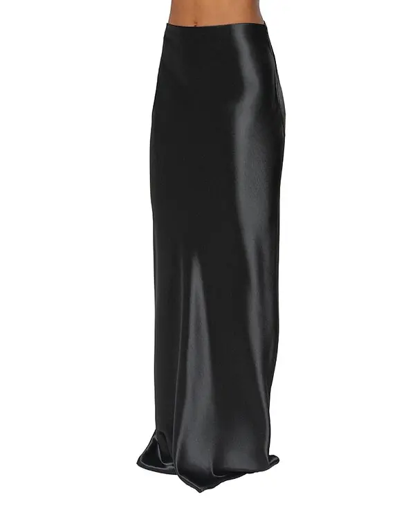 JLUXLABEL Tradition Satin Maxi Skirt