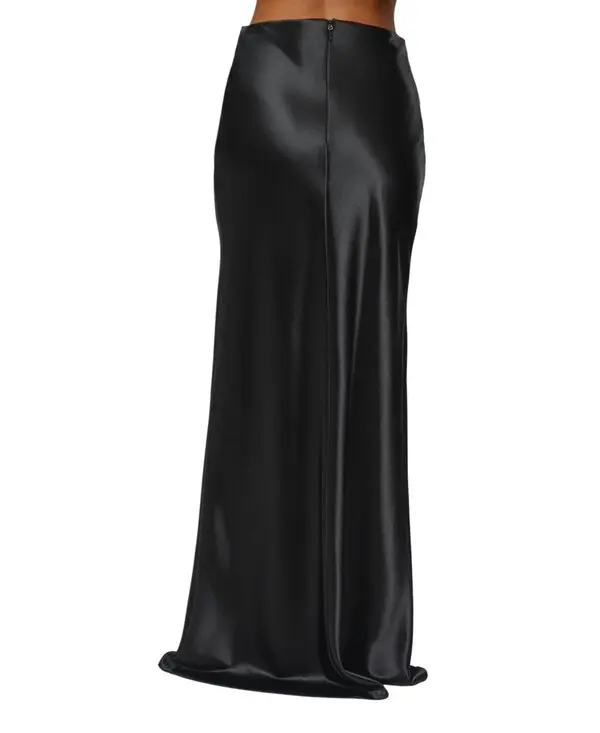 JLUXLABEL Tradition Satin Maxi Skirt