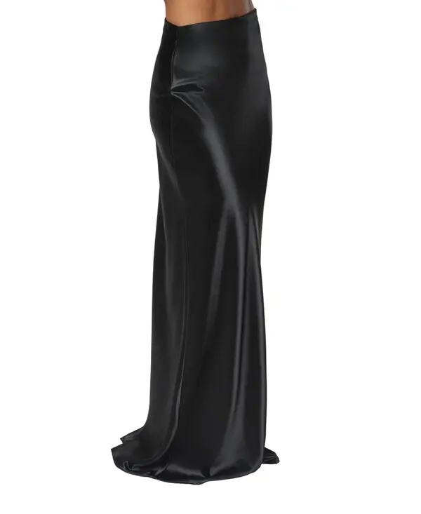 JLUXLABEL Tradition Satin Maxi Skirt