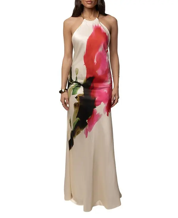 JLUXLABEL Print Audrey Maxi Dress