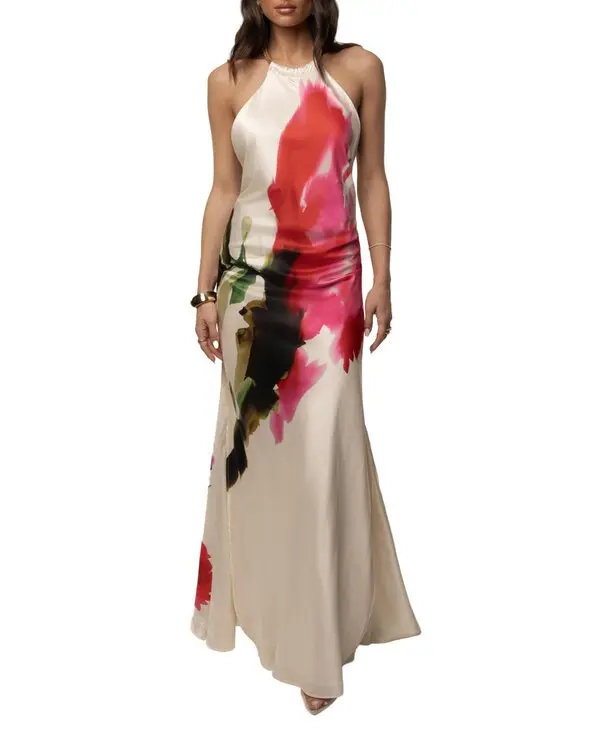 JLUXLABEL Print Audrey Maxi Dress