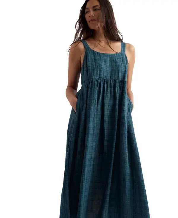 SEASALT CORNWALL Empire Gathered Midi Dress