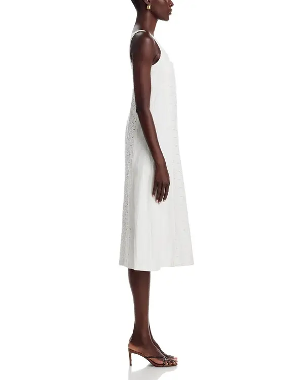 DOLCE CABO Linen Cotton Sleeveless Midi Dress