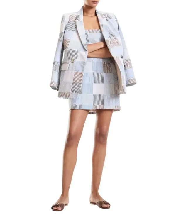 Cynthia Rowley Seersucker Midi Dress