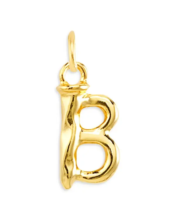 UNODE50 18k -plated Letter Charm - B