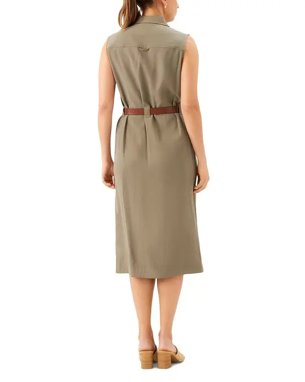 Karen Kane Sleeveless Midi Shirtdress
