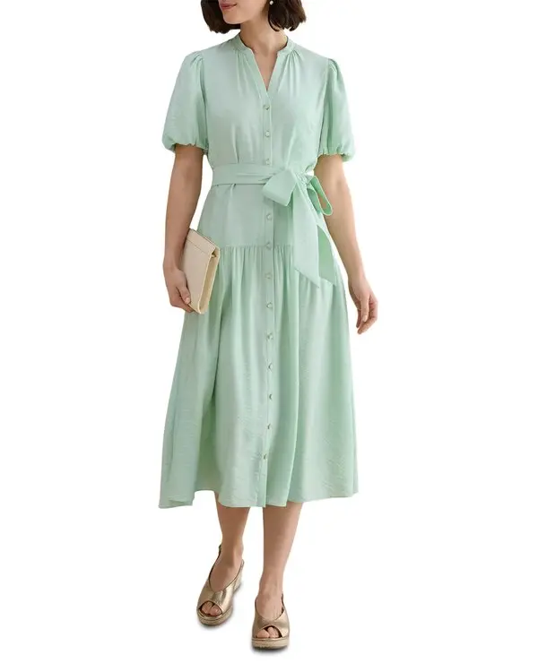 HOBBS LONDON Belted Midi Dress