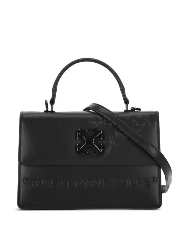 Off-White Jitney 1.4 Mini Top Handle Bag - Black