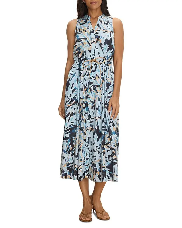 NIC+ZOE Garden Shade Sienna Dress - Blue Multi