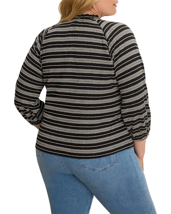 NIC+ZOE Dashing Stripe Knit Top