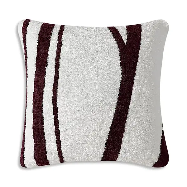 SUNDAY CITIZEN Cloud Silque Woodland Throw Pillow, 20 X 20 - White/fig