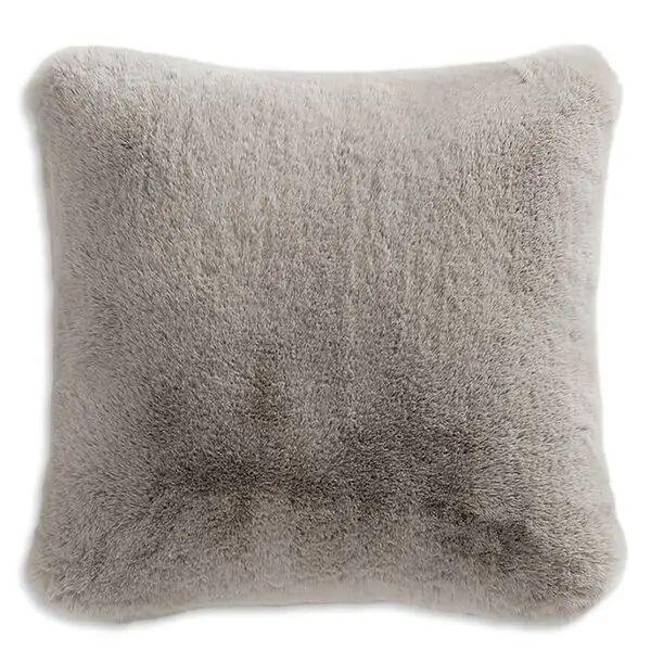 SUNDAY CITIZEN Faux Fur Throw Pillow, 20 X 20 - Grey