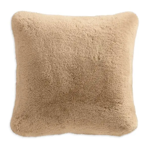 SUNDAY CITIZEN Faux Fur Throw Pillow, 20 X 20 - Tan