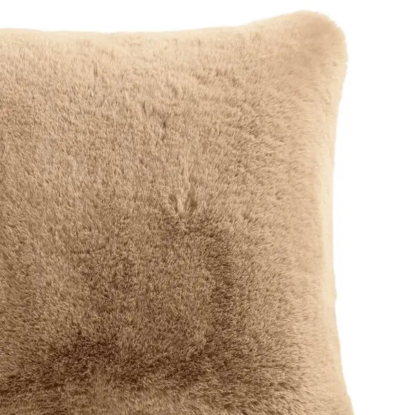 SUNDAY CITIZEN Faux Fur Throw Pillow, 20 X 20 - Tan