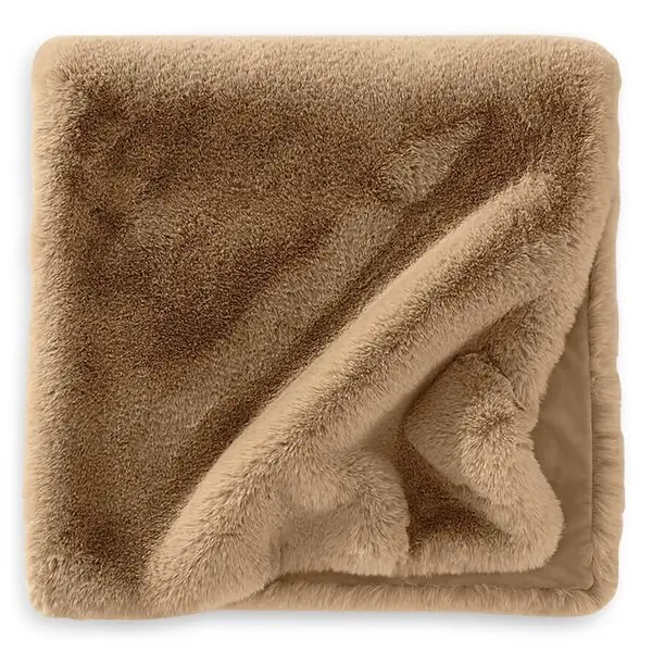 SUNDAY CITIZEN Faux Fur Bed Runner - Tan