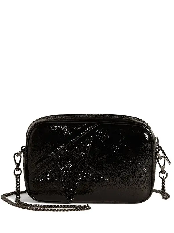 GOLDEN GOOSE Embellished Star Mini Crossbody Bag - Nero