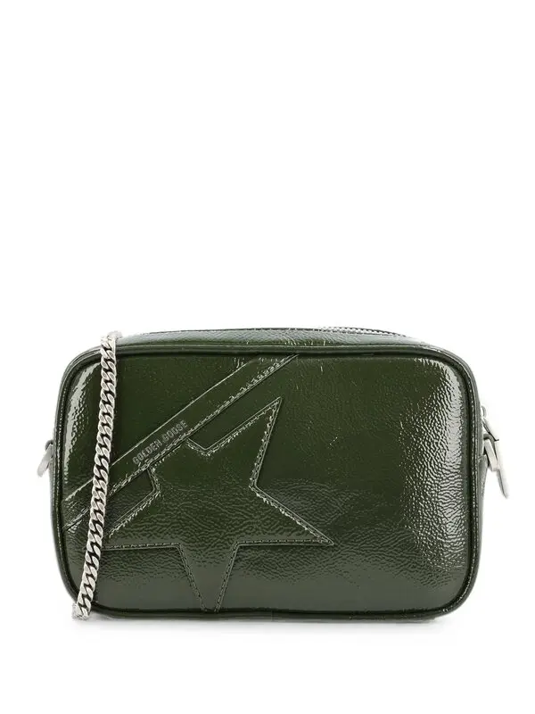 GOLDEN GOOSE Mini Star Zip Crossbody Bag - Verde