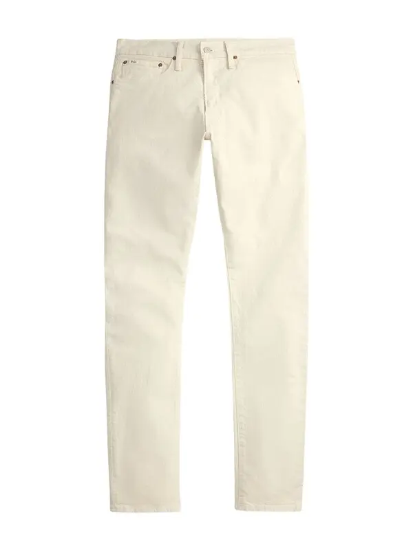 Ralph Lauren Classic Cotton Blend Jeans - Ivory
