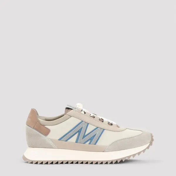 Moncler Leather Sneakers - Brown