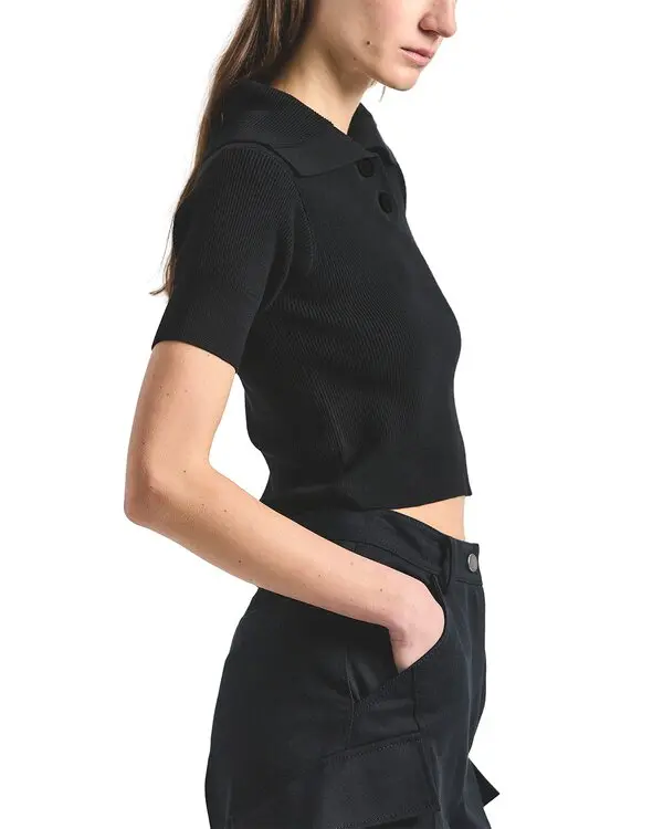 Derek Lam 10 Crosby Antonella Top - Black