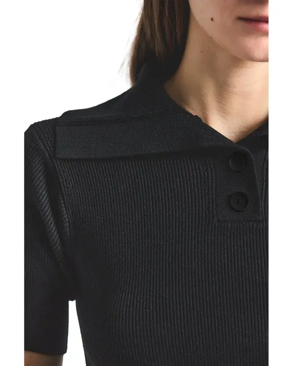 Derek Lam 10 Crosby Antonella Top - Black