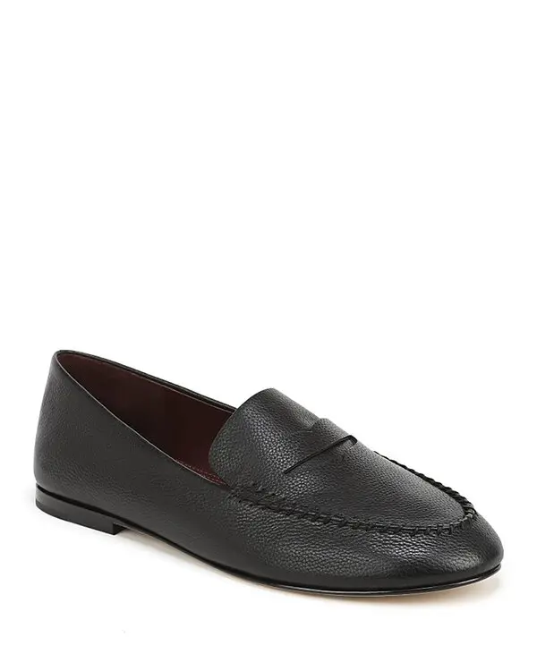 Vince Teo Suede Loafers - Black
