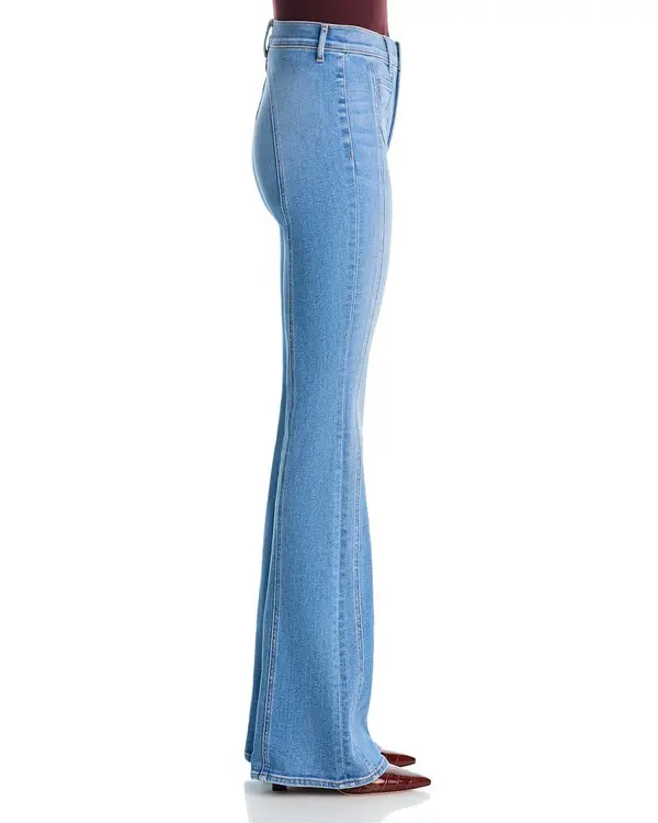 Veronica Beard Beverly High Rise Skinny Flare Leg Jeans - Sneak Peek