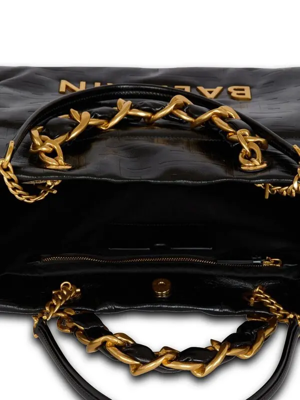 Balmain 1945 Leather Tote Bag