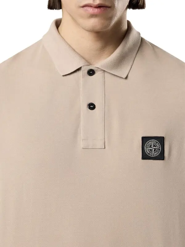 Stone Island Logo Polo Shirt