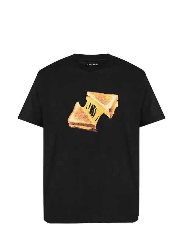 Carhartt Work In Progress Printed Cotton T-shirt - Black