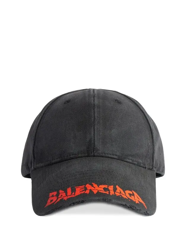 Balenciaga Logo Hat - Black