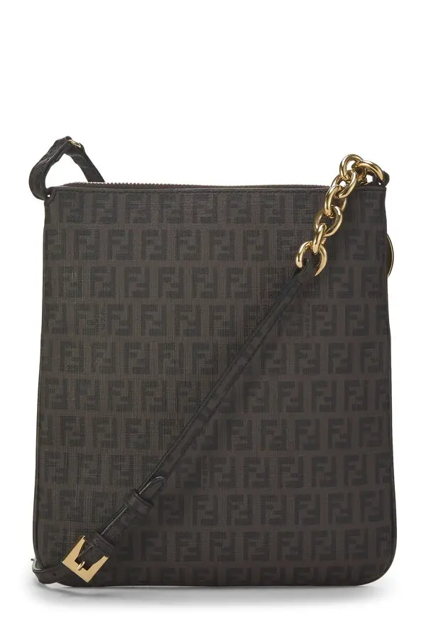 Fendi Zucchino Coated Canvas Messenger