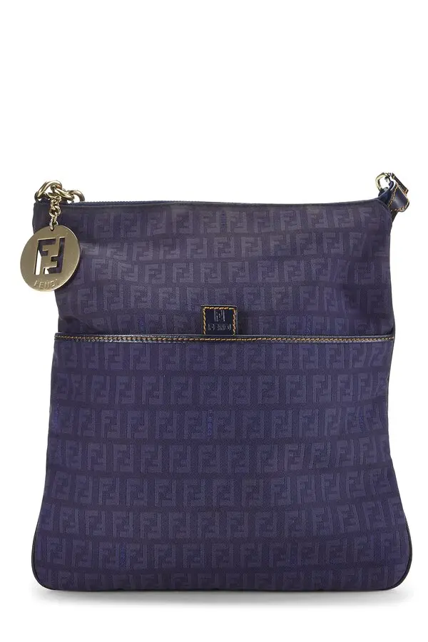 Fendi Zucchino Messenger - Blue