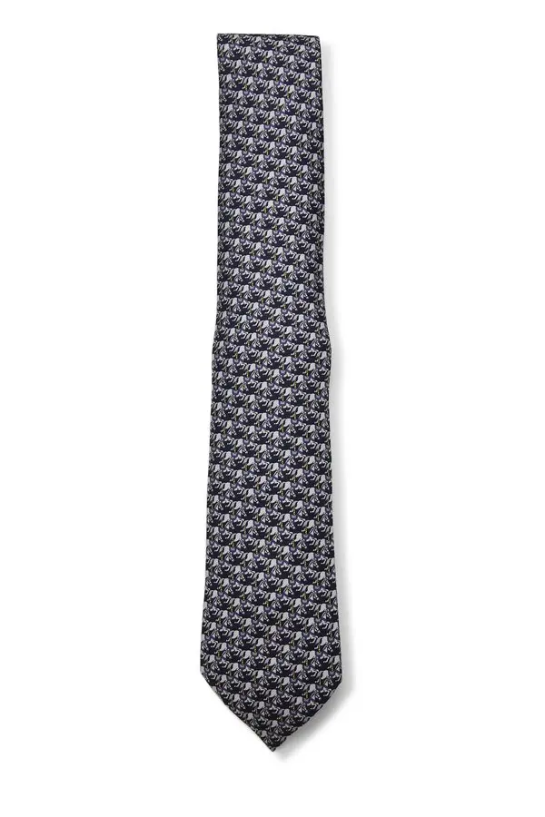 Hermès Unicorn Print Tie