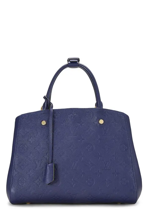 LOUIS VUITTON Monogram Empreinte Montaigne - Blue