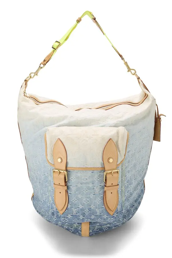 LOUIS VUITTON Monogram Denim Sunburst - Blue